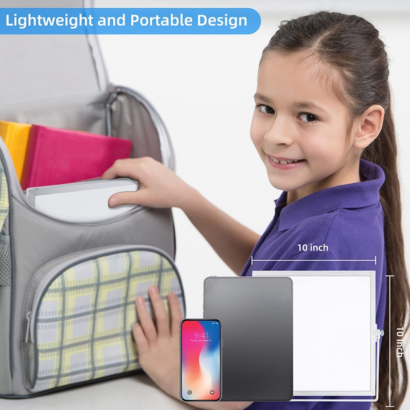 Desktop Dry Erase Board,10X10Inch Double-Side Magnetic Whiteboard with ...