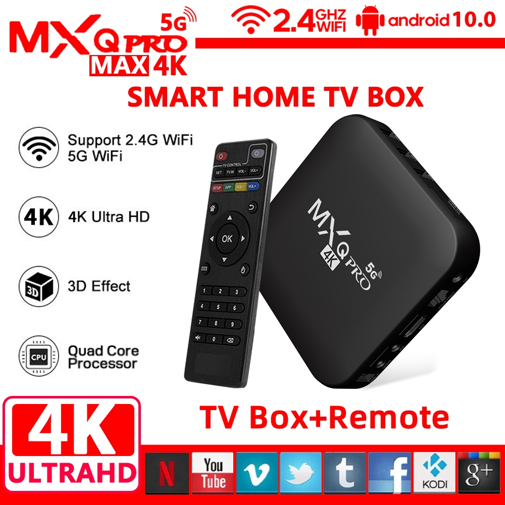 MX Q PRO 4K Android Tv Box 5G 2024 Original Sale Set Quad Core Wifi 4K ...