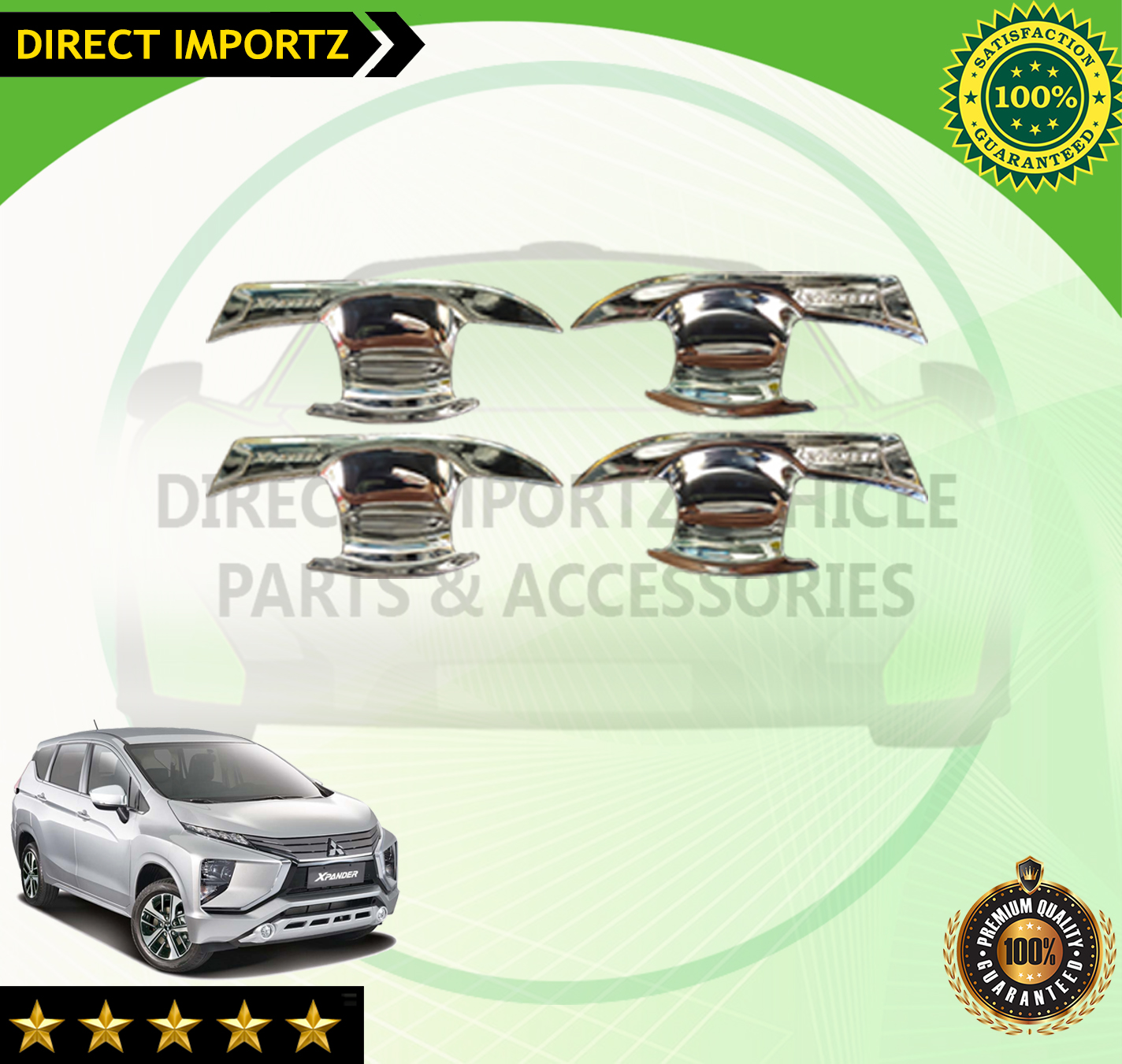 Mitsubishi Xpander 2018 to 2022 Door Bowl Inner Garnish Cover Chrome ...