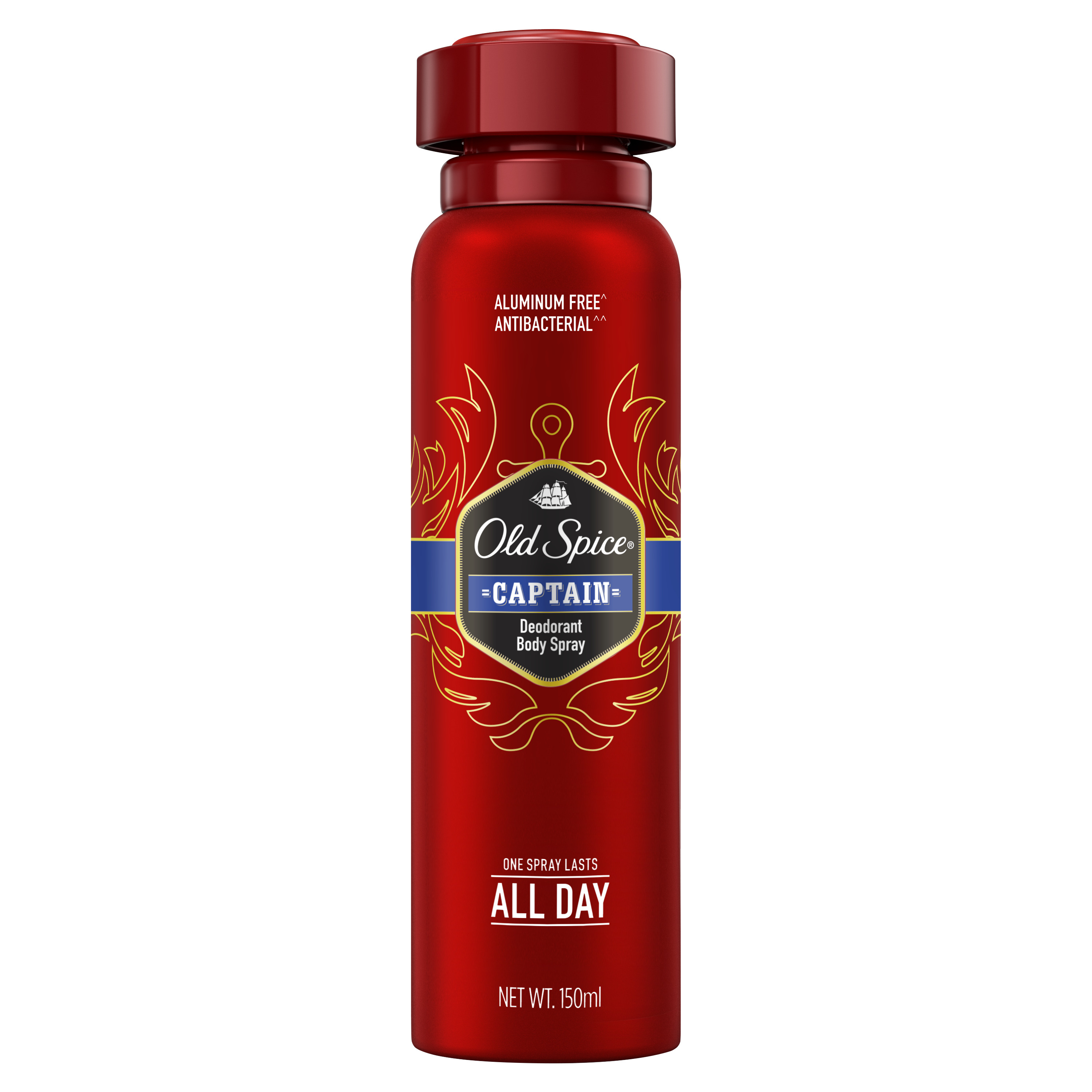 OLD SPICE Body Spray Captain 150ml | Lazada