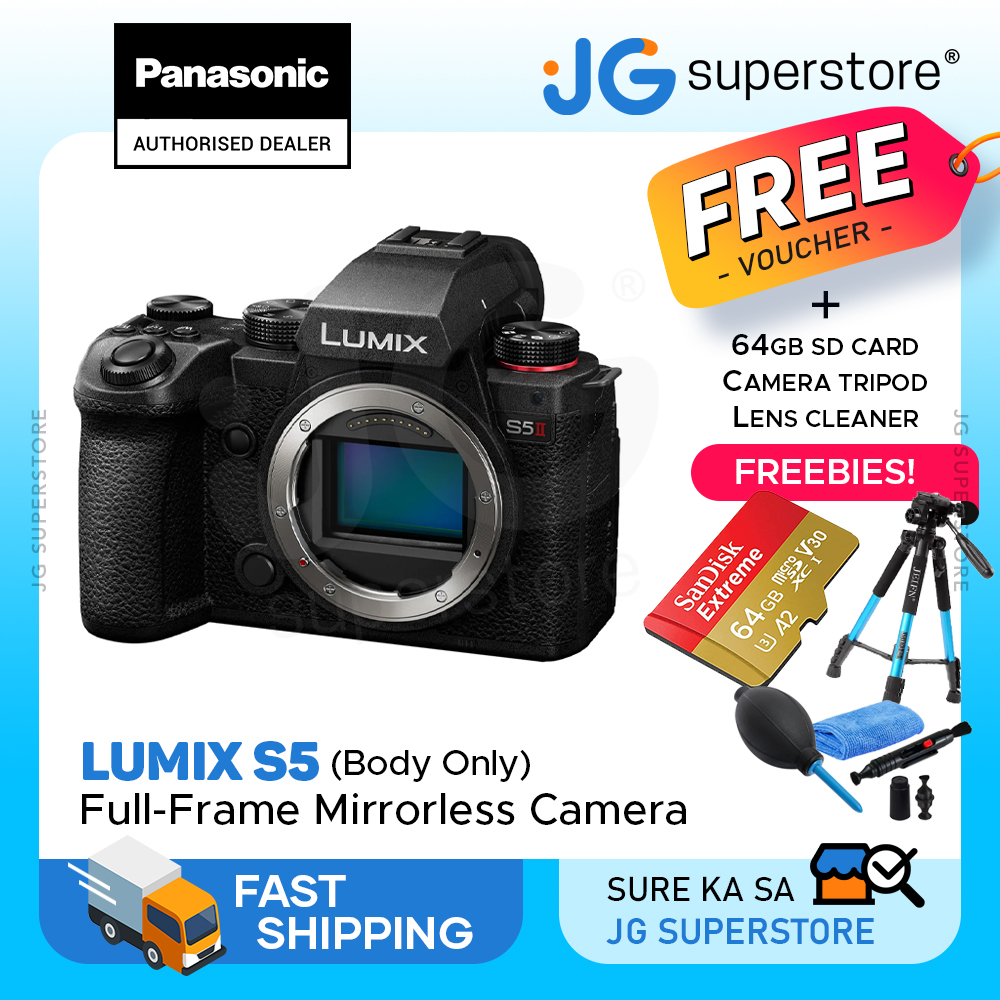 Panasonic Lumix S5 II with S 20-60mm f/3.5-5.6 (L-Mount) Lens Full ...