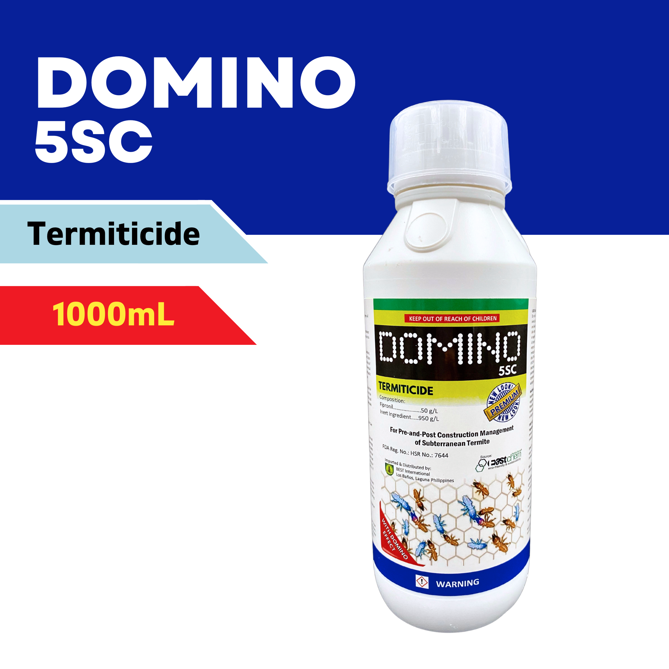 Domino 5SC Fipronil Termiticide Termites Wood Anay Killer Bukbok ...
