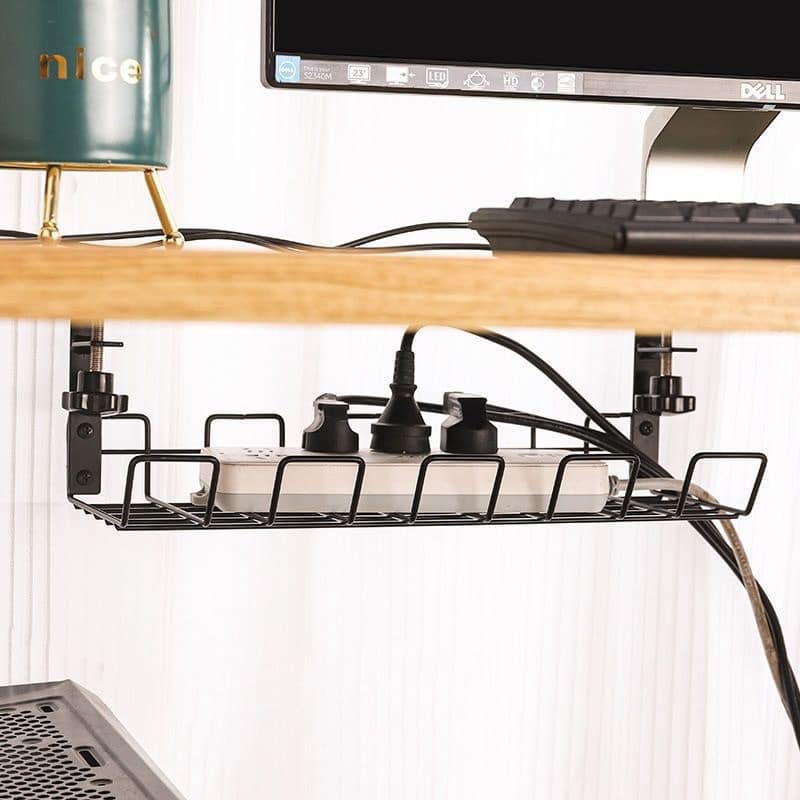 Cable Organizer Cable Management Under Desk Under Table Cable ...