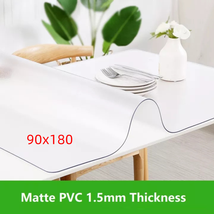 1.5mm CLEAR PLASTIC COVER SHEET Heavy duty PVC Roll Width 48" | Lazada PH