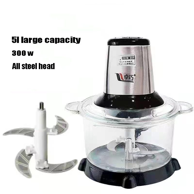 5L Meat grinder heavy duty Staineless Food Processor Multifunctio Processor Electric 5 In 1Food ...