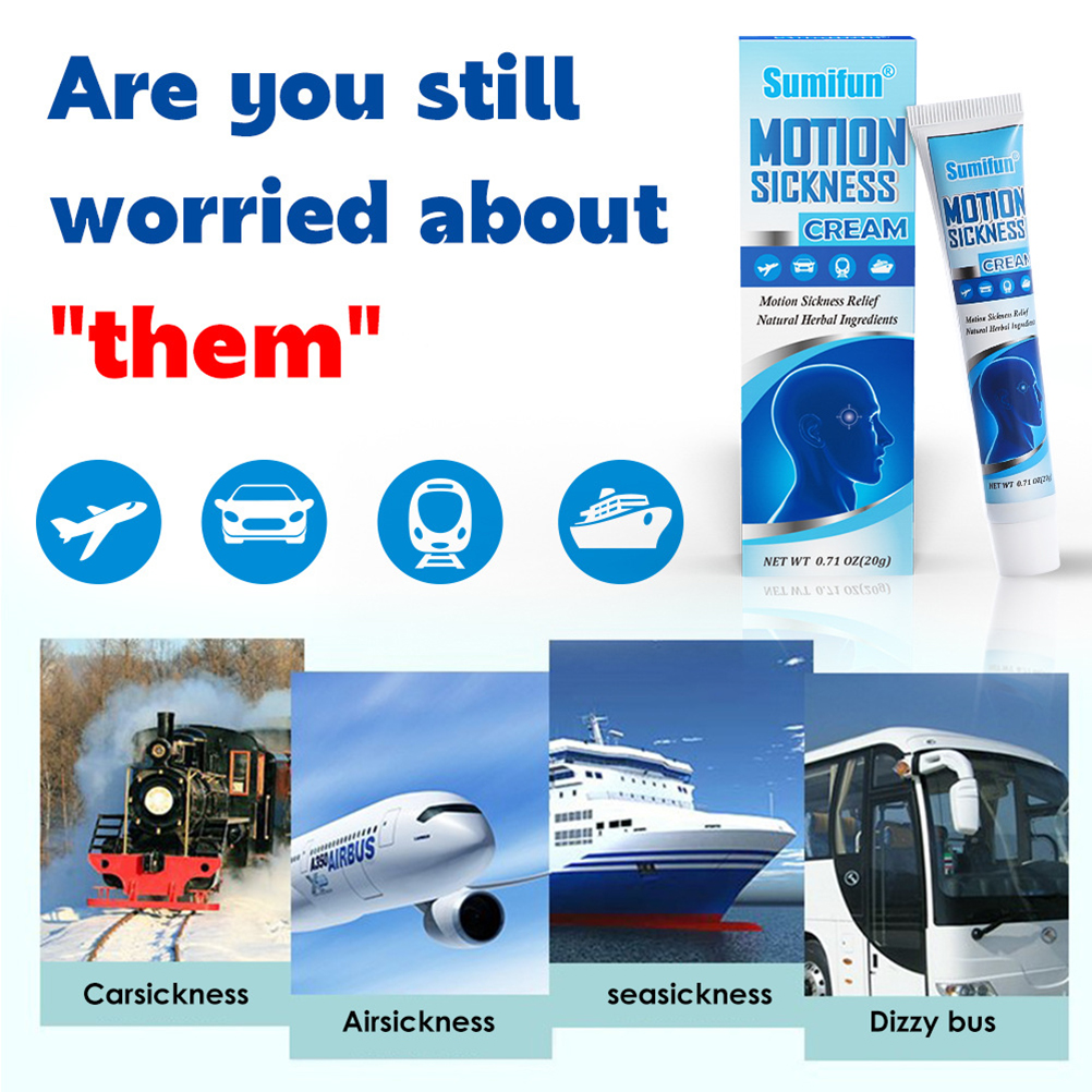 Motion Sickness Cream Airsickness Seasickness Ointment Relieve ...