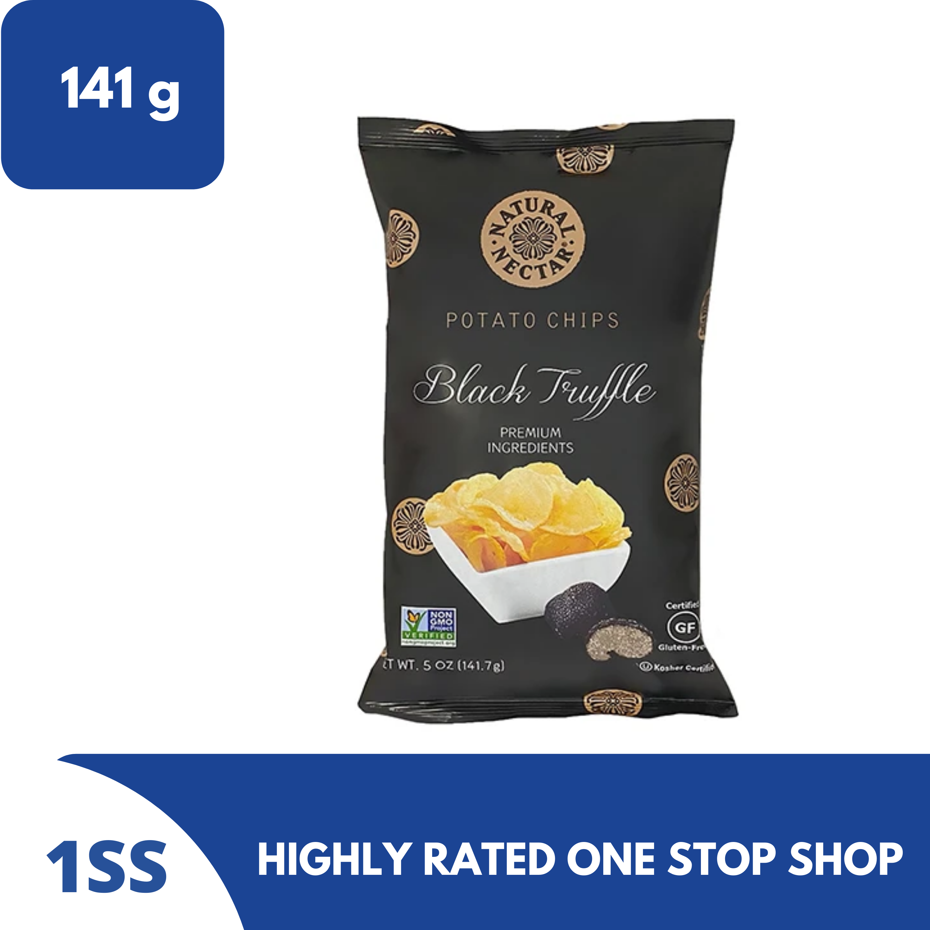 Natural Nectar Potato Chips Black Truffle, 141g | Lazada PH