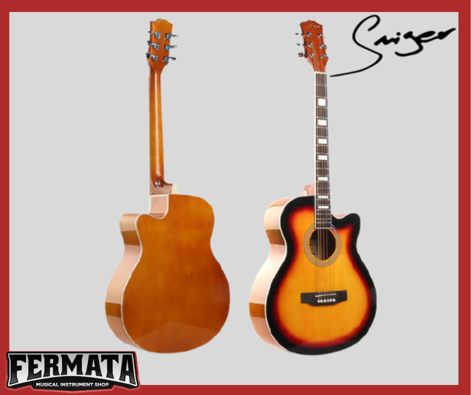 Smiger GA-H15 Acoustic - Electric Guitar | Lazada PH