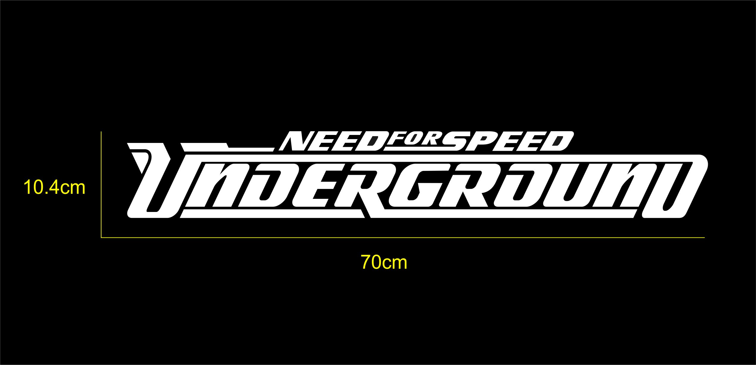 Need for Speed Underground (computerized cut) Sticker 1-pc | Lazada PH