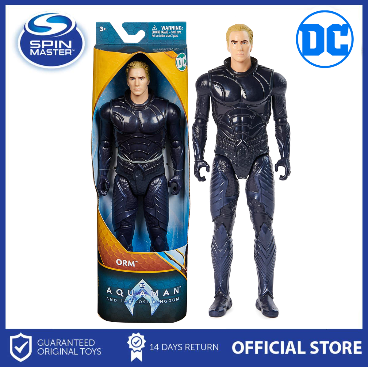 Spin Master DC Aquaman Movie 12" Orm Figure with Articulated Body ...