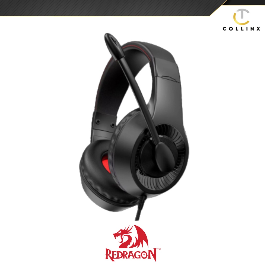 Redragon Pelias H130 Black Gaming Headset | Noise Cancellation, Clear ...