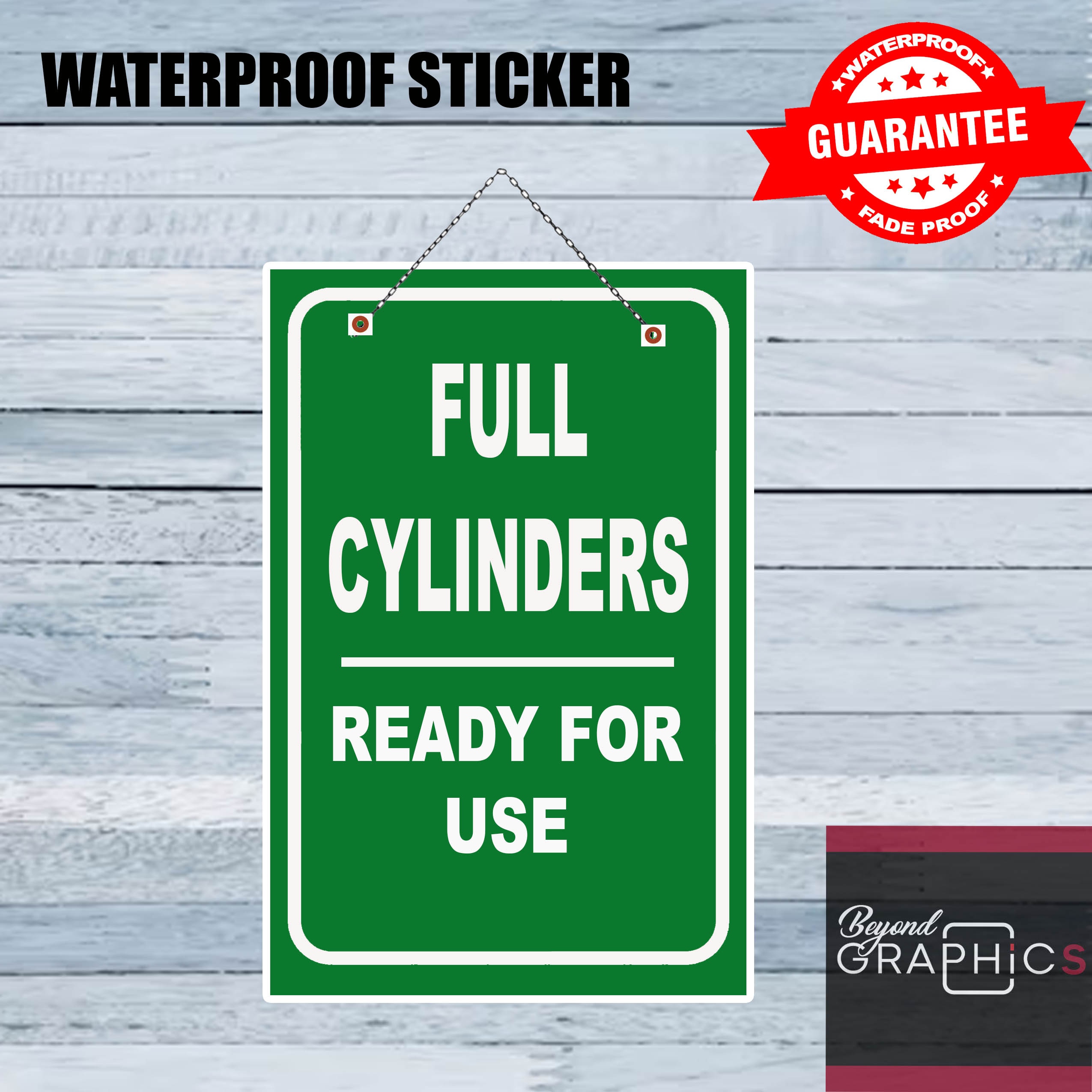 BG Gas Cylinder Signage : Waterproof Sticker /Laminated / PVC / Sintra ...
