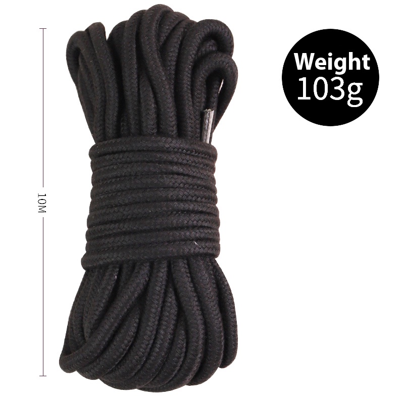 LiLi Bdsm Cotton Bondage Rope Japanese Shibari Rope - Black | Lazada PH