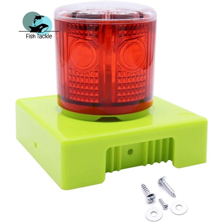 Waterproof LED Solar Strobe Warning Light, Safety Warning Caution ...