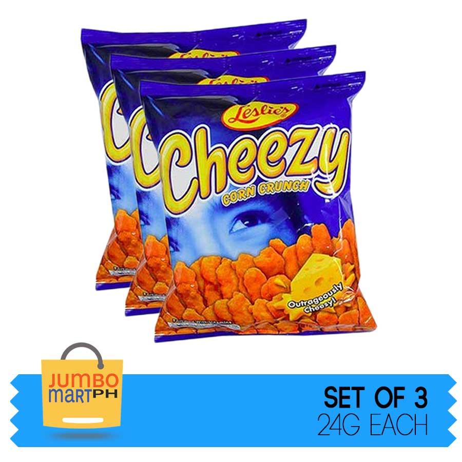 CHEEZY CORN CRUNCH FLAVOR OUTRAGEOUSLY CHEESY 24G / SET OF 3 | Lazada PH