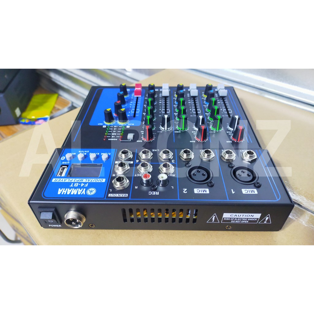 Professional 4 Channel Yamaha Mixer F4 with USB and Bluetooth | Lazada PH