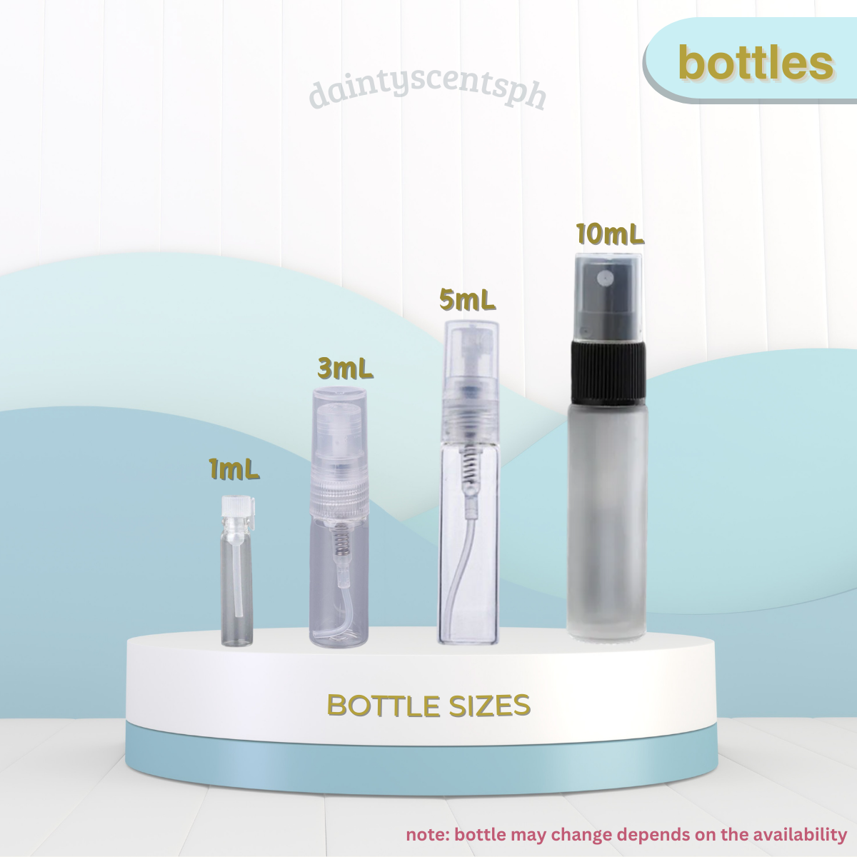 Spray Bottle/Roller Bottle/Vial - Dainty Scents PH | Lazada PH