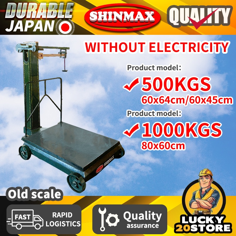【SHINMAX】500/1000kgs High Accuracy Old-Fashioned Weighing Scale ...