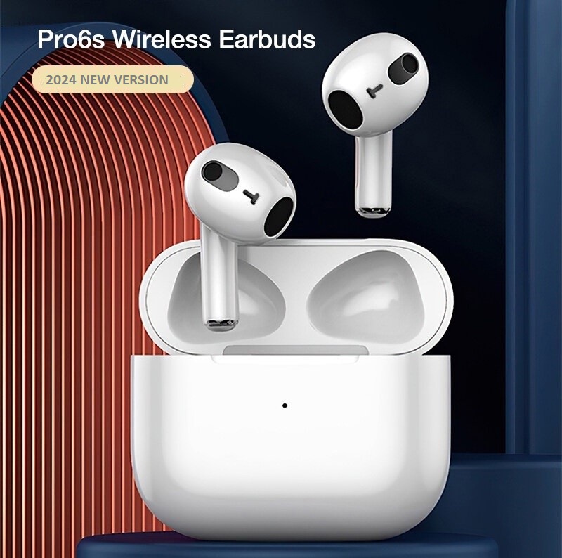 Pro6s TWS Bluetooth Earphones Wireless Earbuds Waterproof Headphones ...