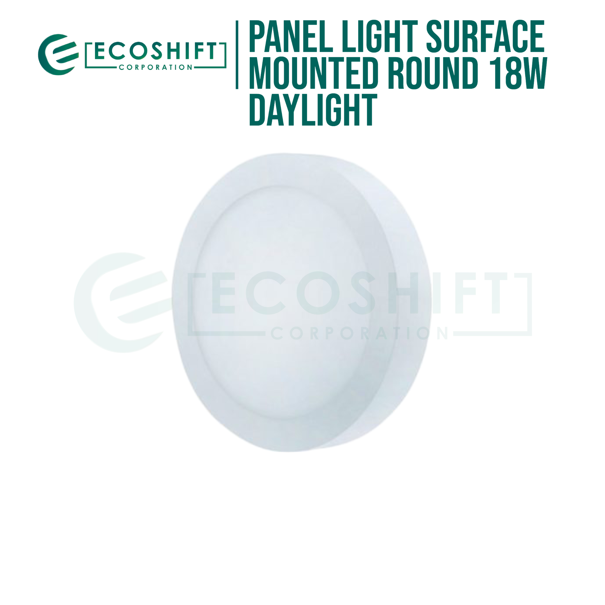 Ecoshift 18W Surface Mounted Round LED Panel Light Daylight | Lazada PH