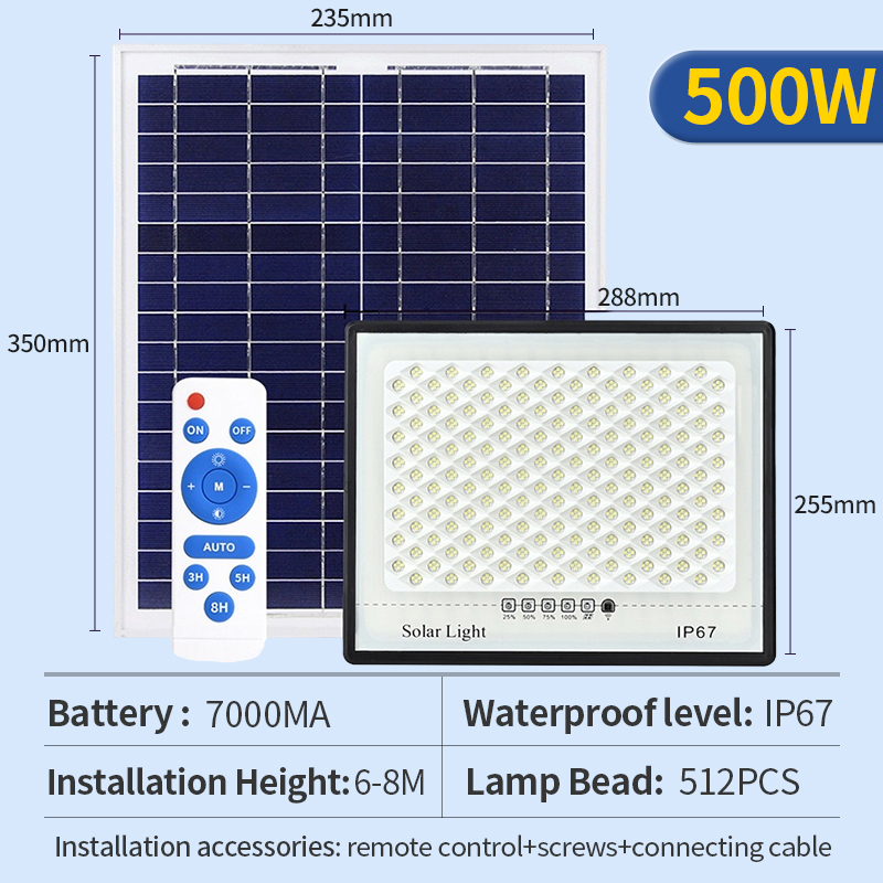 【COD】Solar Light Outdoor Waterproof Led Lights For Room At Night Flood ...