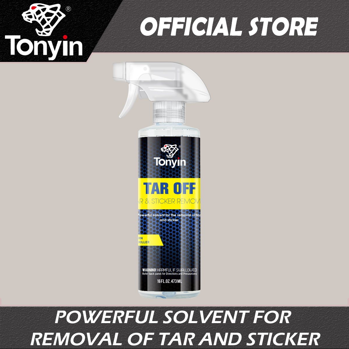 Tonyin Tar Off | Tar & Sticker Remover 473mL | Lazada PH