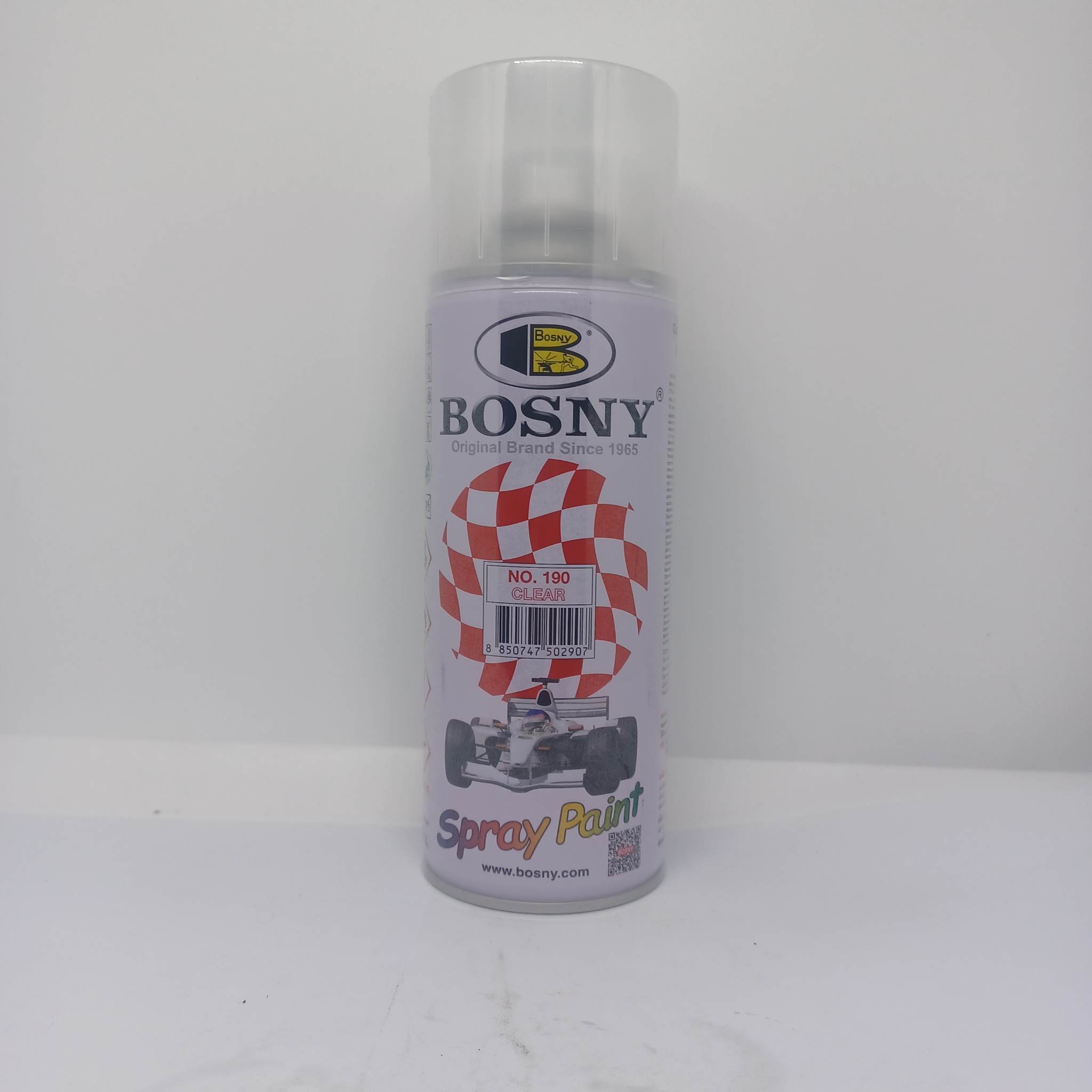 BOSNY ACRYLIC SPRAY PAINT # 190 CLEAR/ TOP COAT | Lazada PH