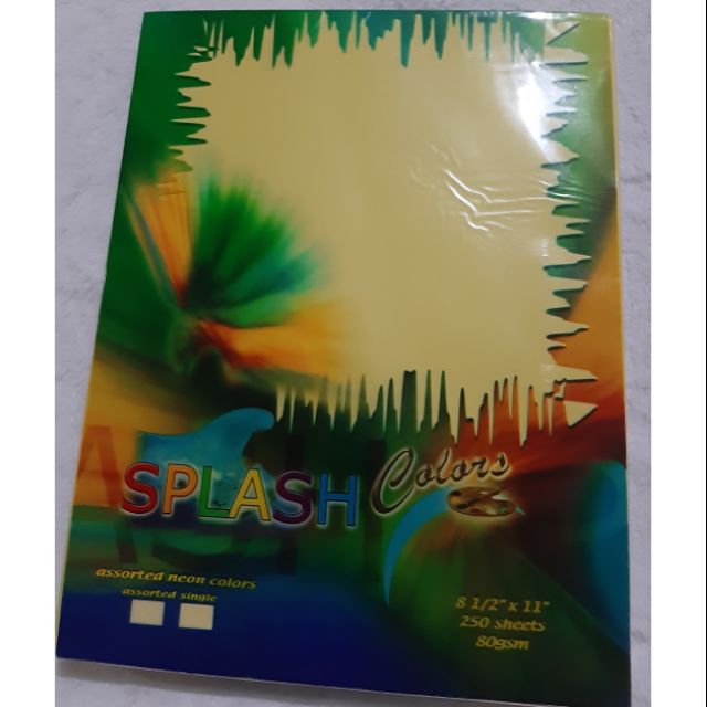 Colored Paper - assorted colors (250 sheets/80/gsm) | Lazada PH