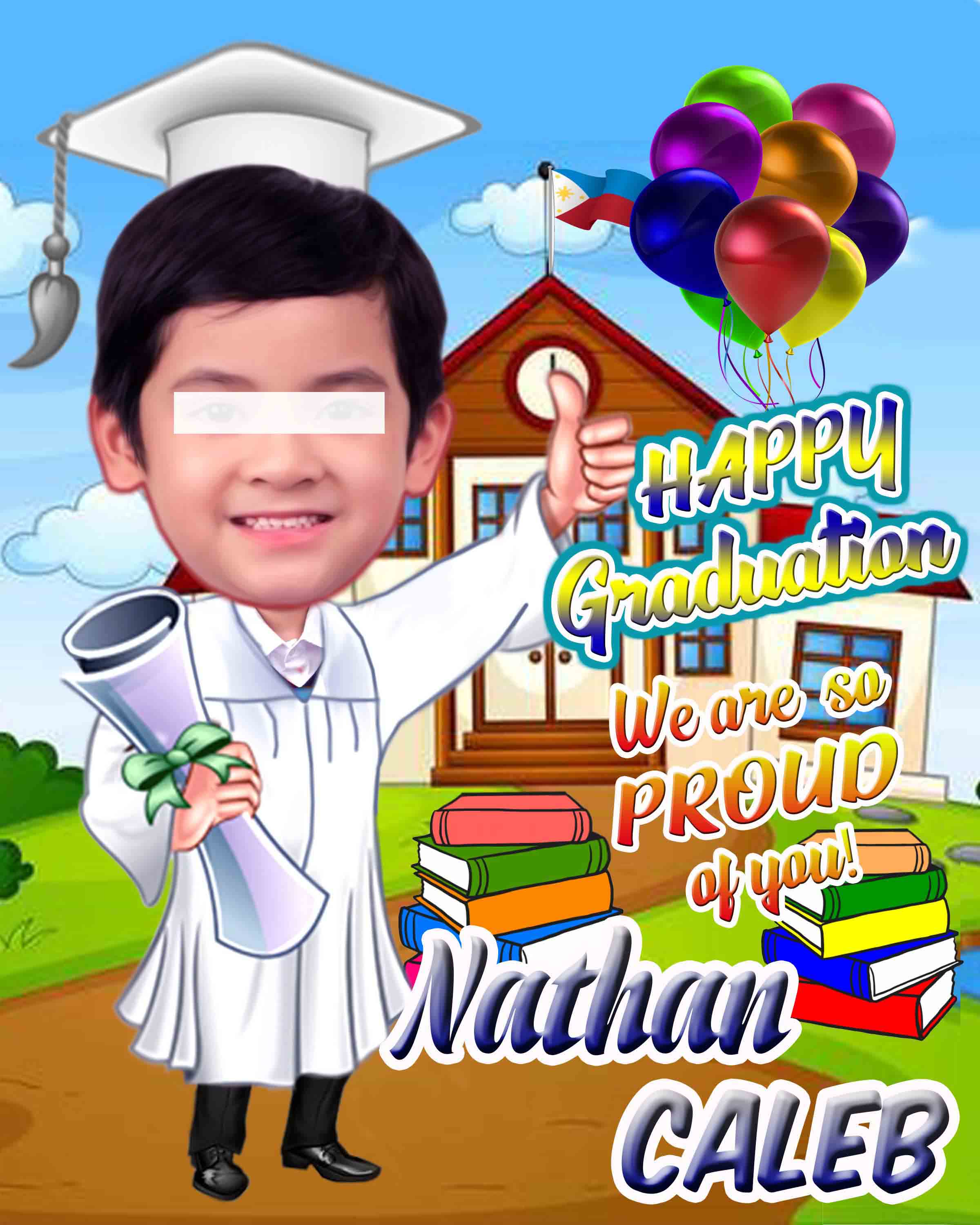 Personalized Cake Topper Elementary Graduation | Lazada PH