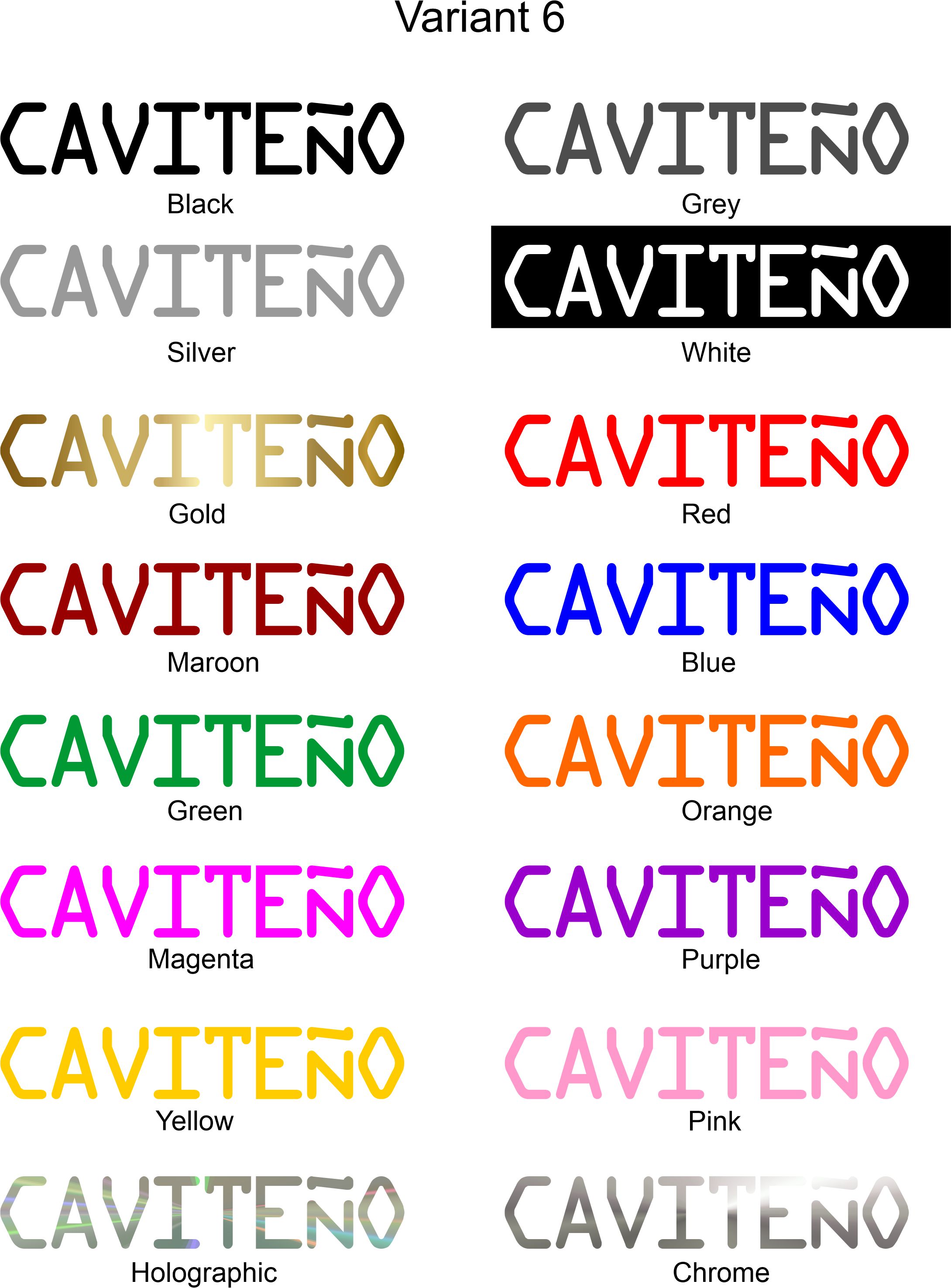 Caviteño Cavite pride sticker for car, motor, laptop, gadget, guitar ...