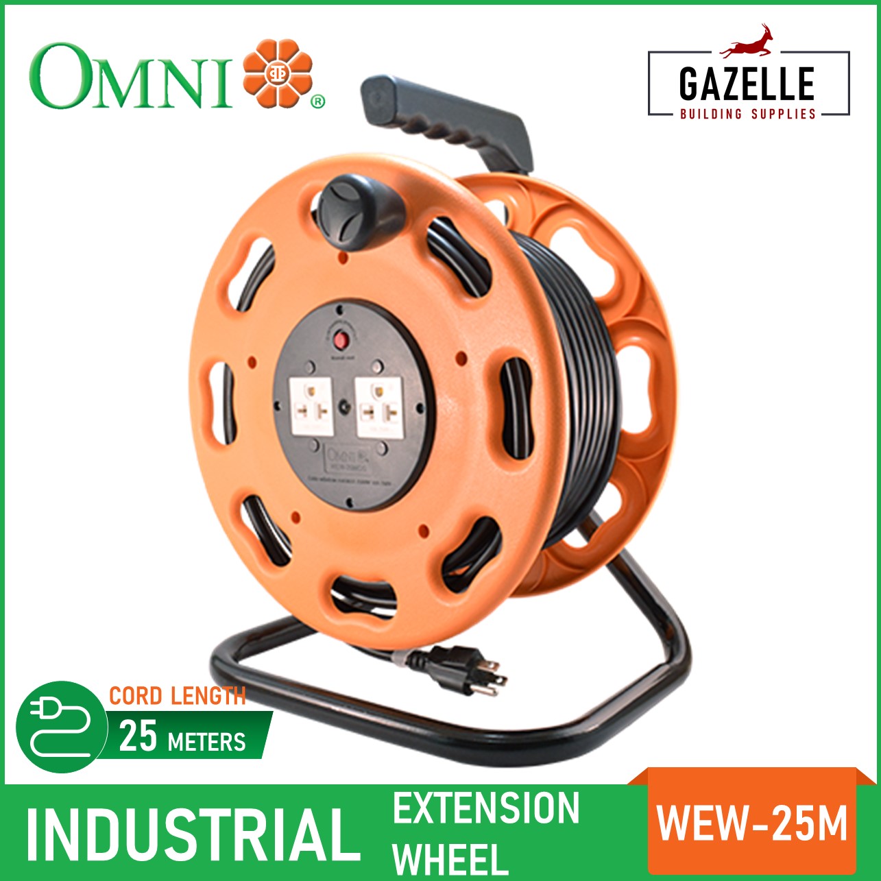 Omni Industrial Type Extension Wheel 25 Meters - WEW-25M/DS WEW25M ...