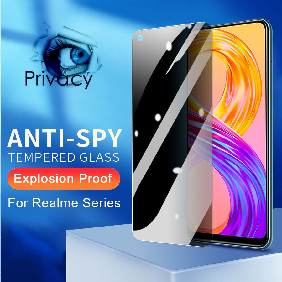 Privacy Anti Spy Tempered Glass For Oppo Reno 8 8T 7 6 Z 6z 2 2F 3 4 4F 4G A98 A78 A96 A15 A15s ...