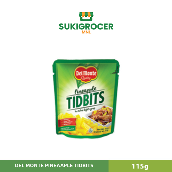 Del Monte Pineapple Tidbits 115g | Lazada PH