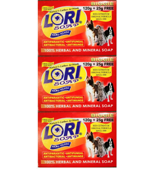 LORI Soap Non Toxic [120g plus 25g free] (SET OF 3 SOAP) | Lazada PH
