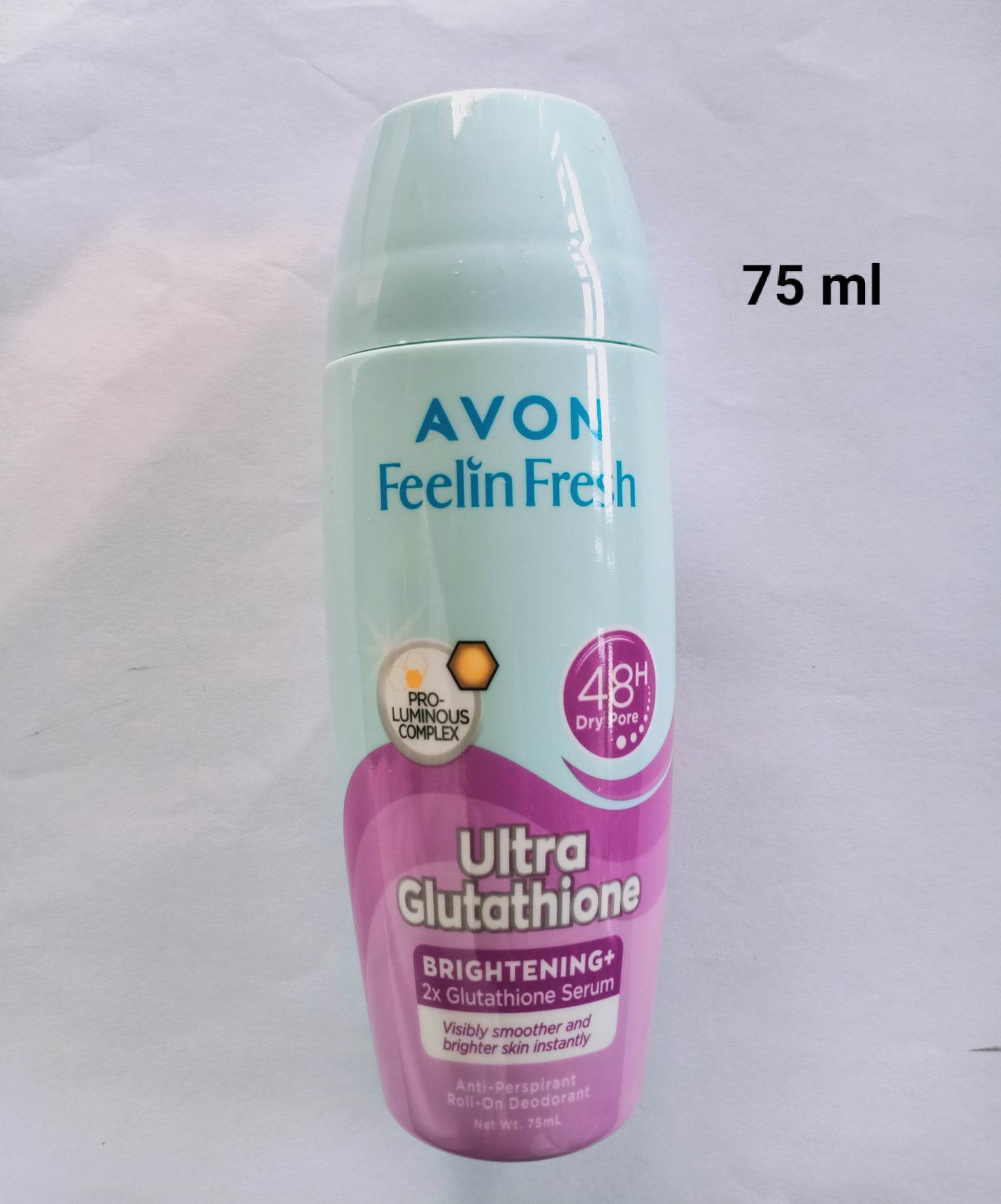 AVON FEELIN FRESH ULTRA- GLUTATHIONE ROLL- ON DEODORANT 75ml | Lazada PH