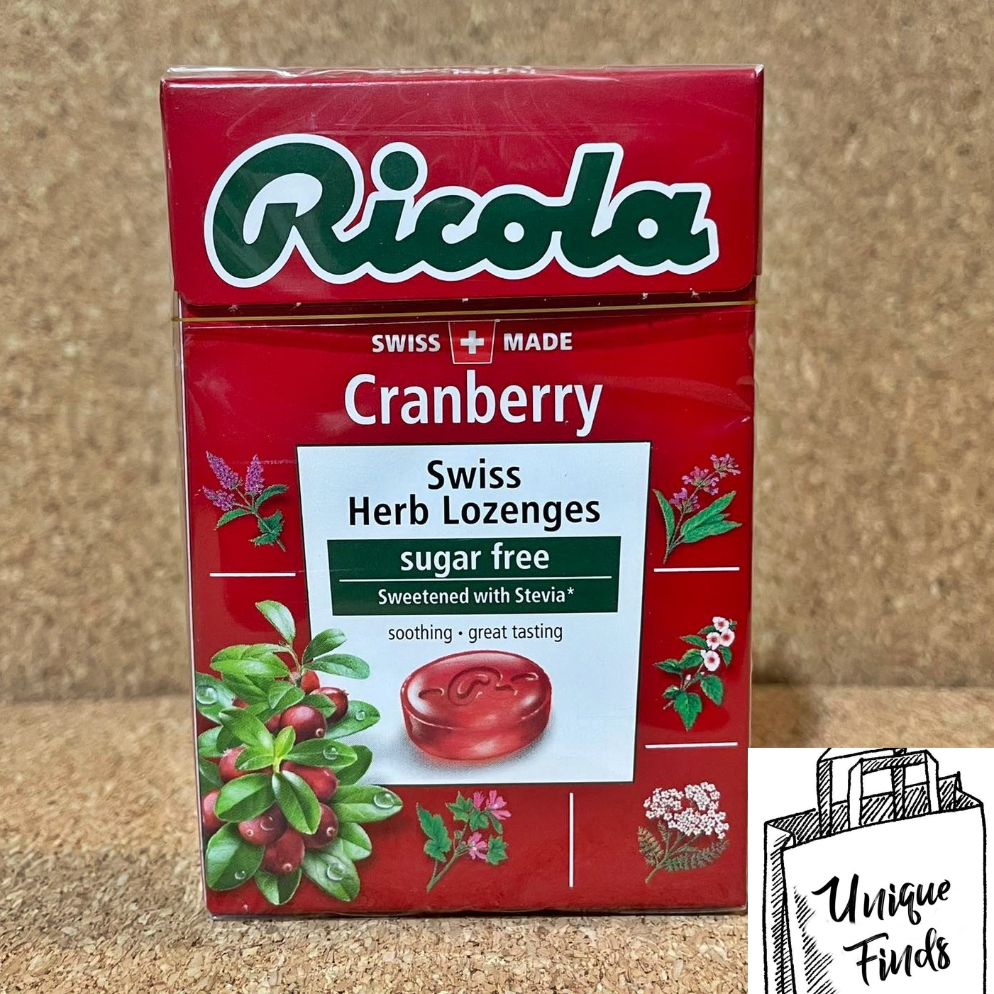 Ricola Swiss Herb Lozenges Cranberry Elderflowers | sugar free hard candy w/ Stevia | Diabetic ...