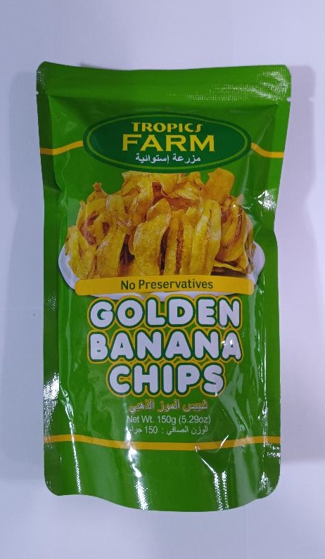 Banana Chips - Tropics Farm - In Plastic Pouch - 150grams | Lazada PH