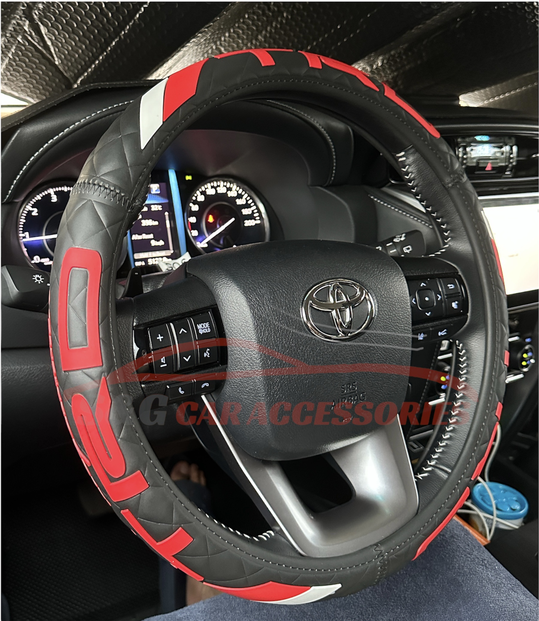 TRD Steering Wheel Cover Standard Round 38 CM for Toyota | Lazada PH