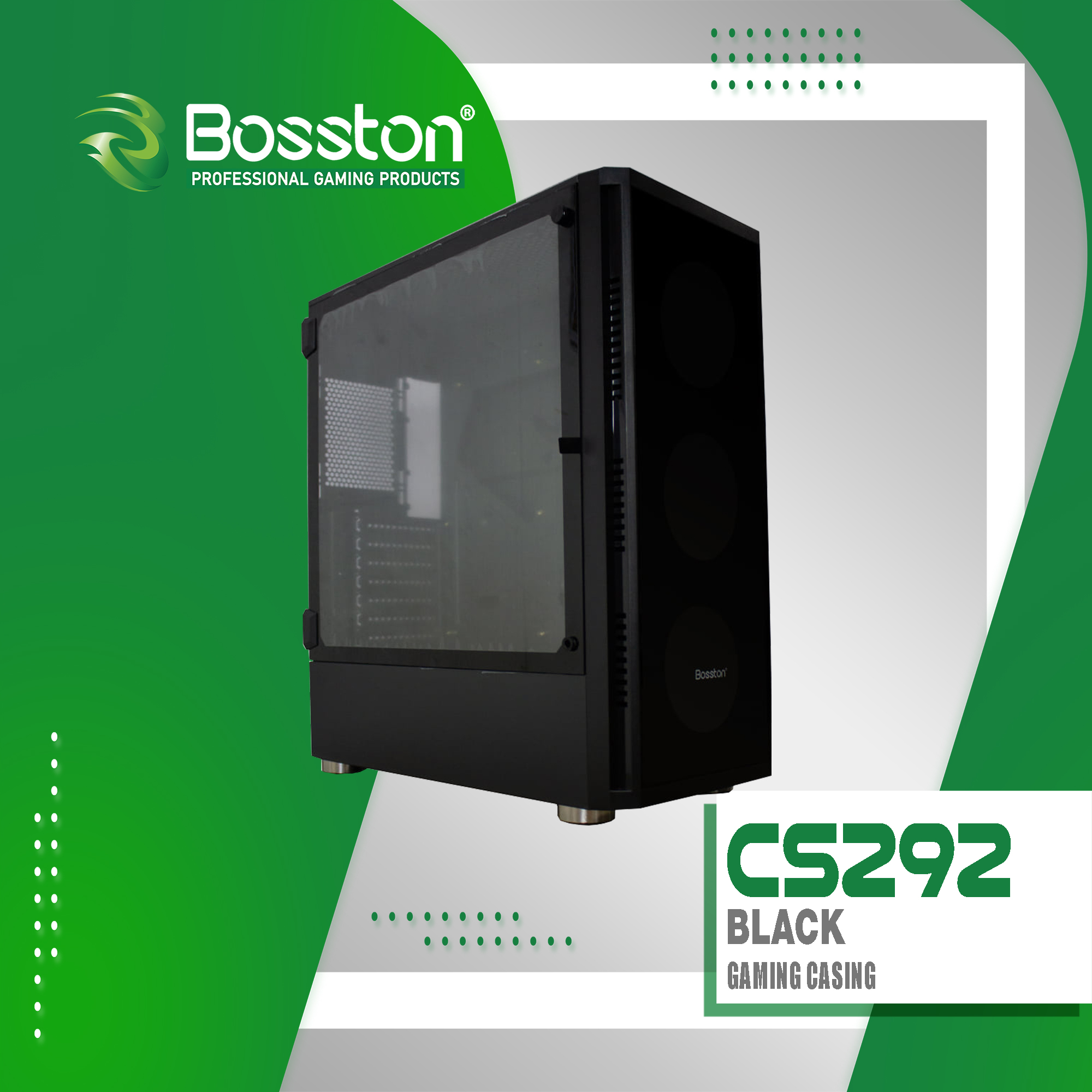 Bosston CS292 Micro Atx Gaming Casing | Lazada PH