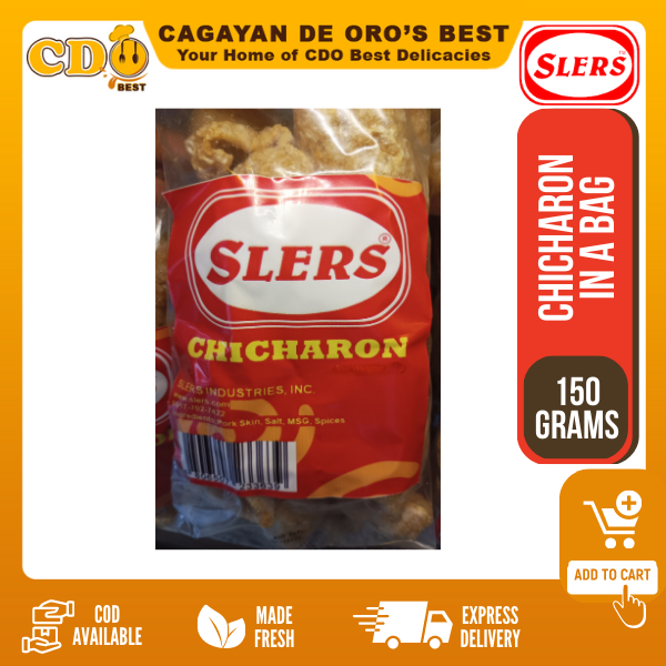 CDO Slers Pork Chicharon in a Bag 150g | Snacks Pulutan Ulam Baboy ...