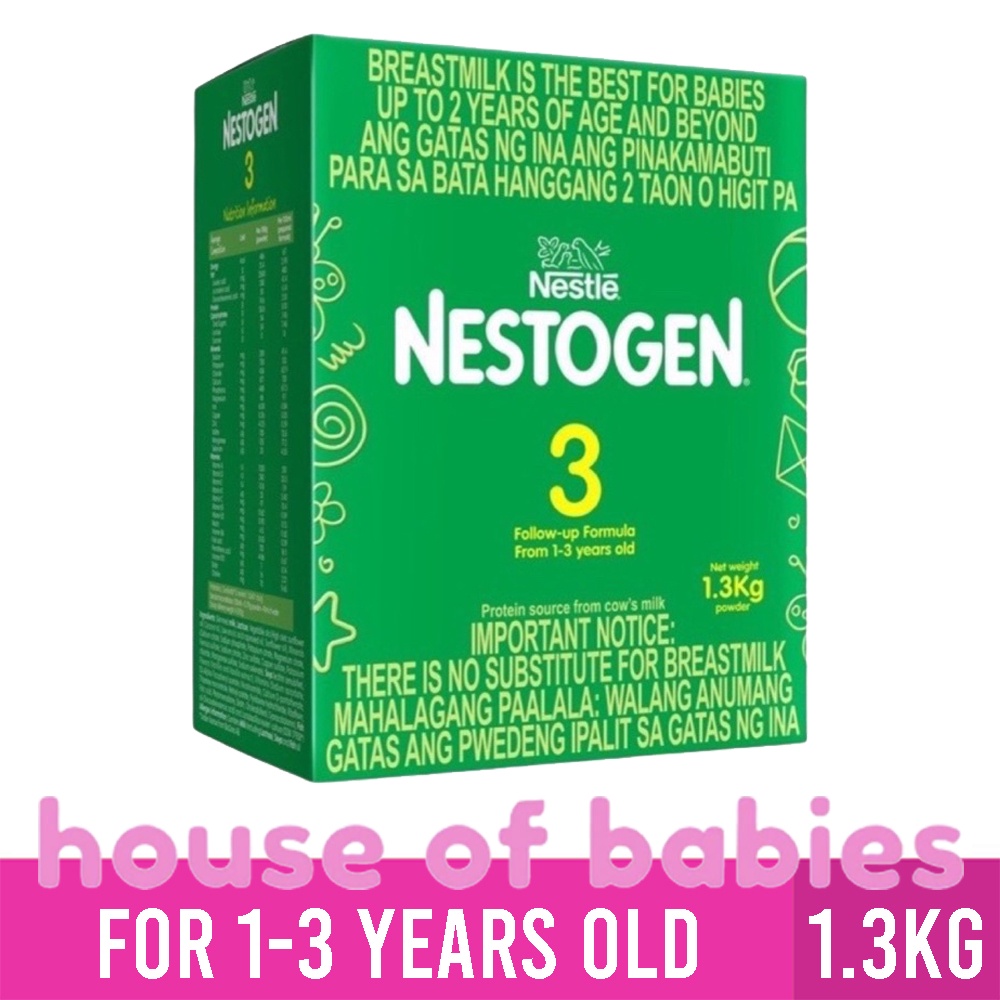 NESTOGEN 3 1.3kg 1-3 Years Old Milk Supplement | Lazada PH