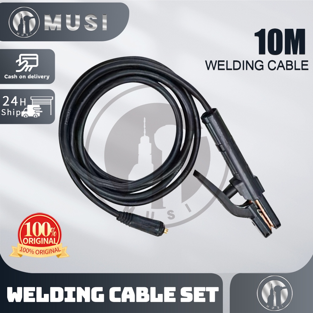 Universal Welding Cable Set - 3 Meter Ground Cable +10 Meter Welding ...