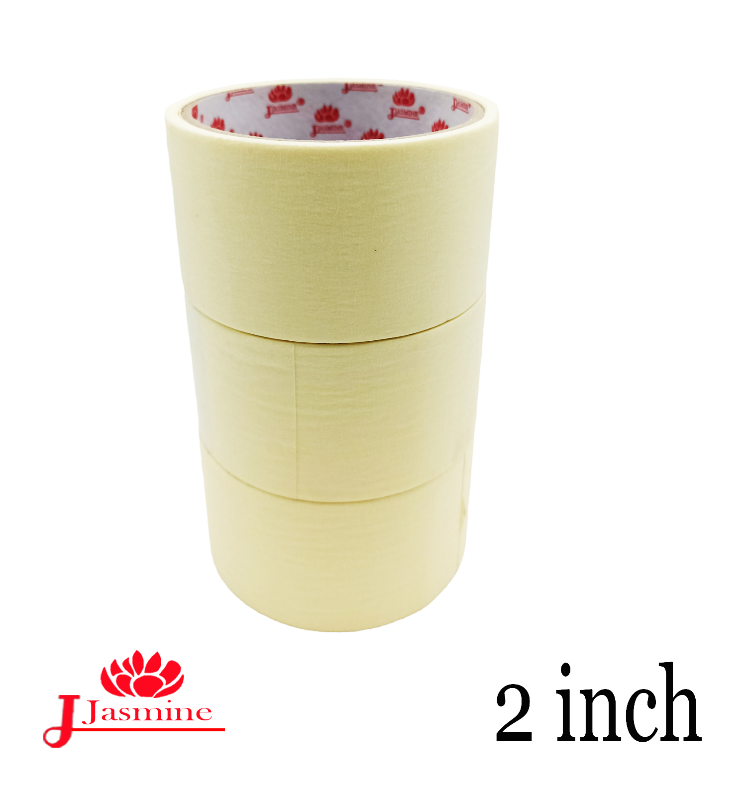 10M Masking tape jasmine 1/2 - 3/4 - 1 - 1&1/2 - 2inch (12 - 18 - 24 ...