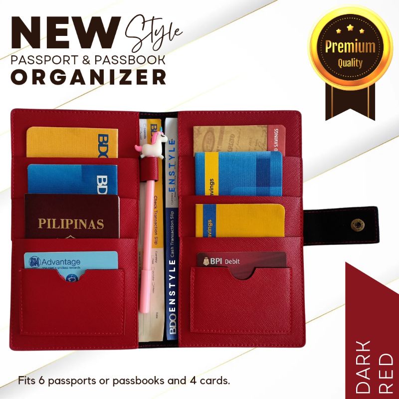 ENSTYLE Family Passport Holder | Thick & Sturdy | Passbook Case | Lazada PH