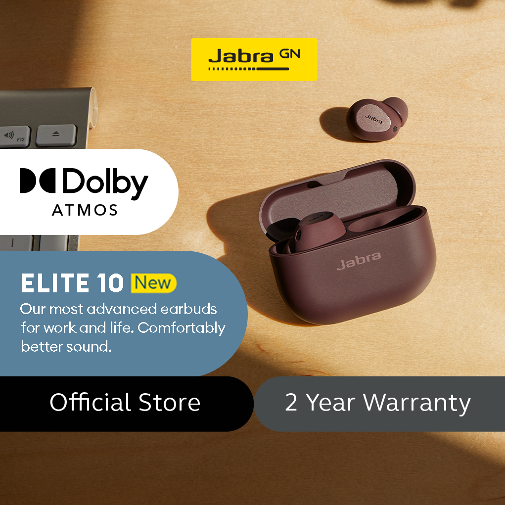 Jabra Elite 10 True Wireless Earbuds – Most Advanced Earbuds for Work ...
