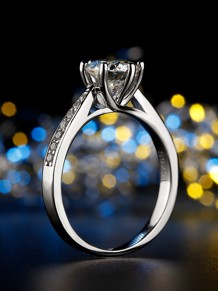 Kosha Moissanite 100% Pass Diamond Test/925 Silver Original Italy Legit ...