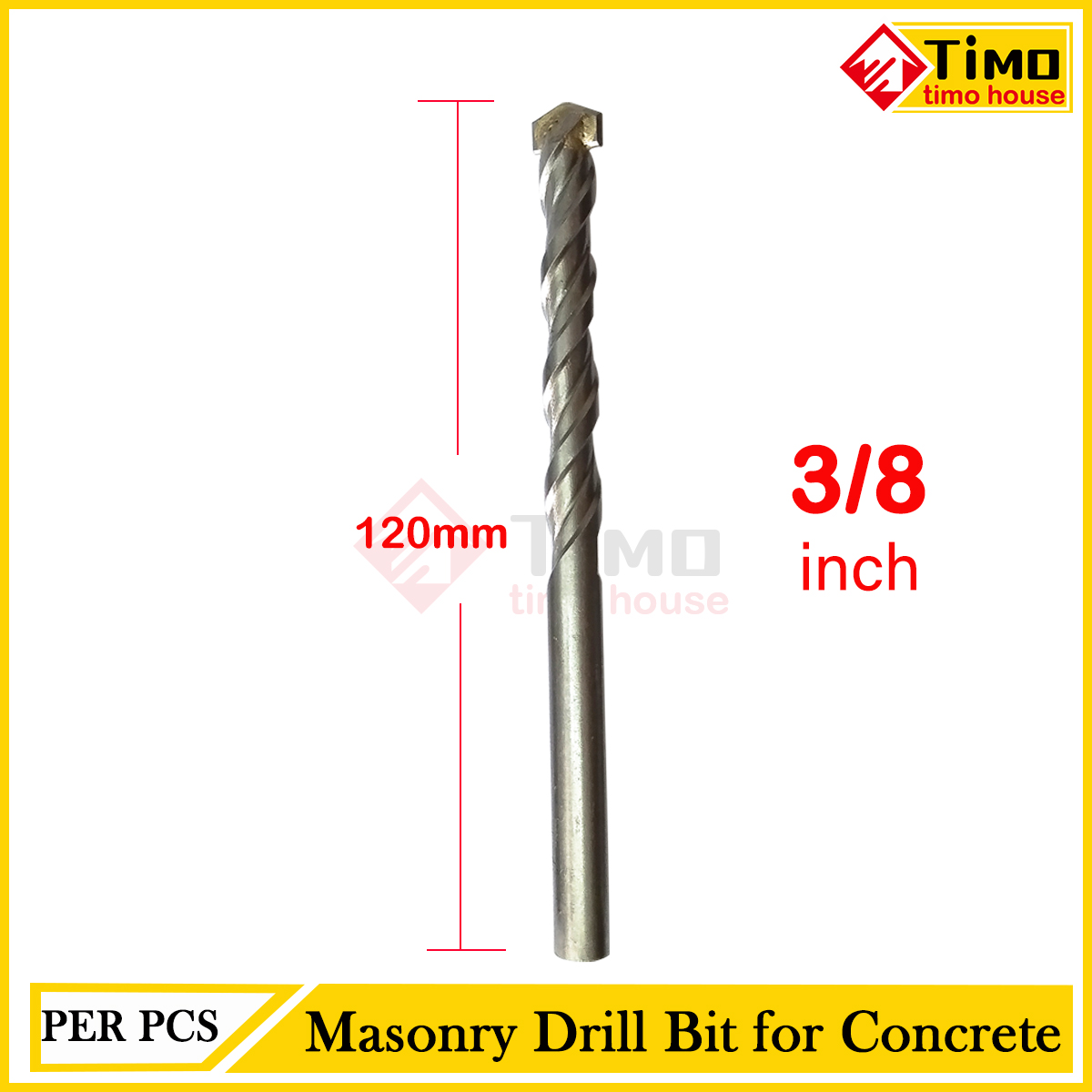 Irwin Masonry Drill Bit for Concrete 1/8 5/32 3/16 1/4 5/16 3/8 1/2 5/8 ...