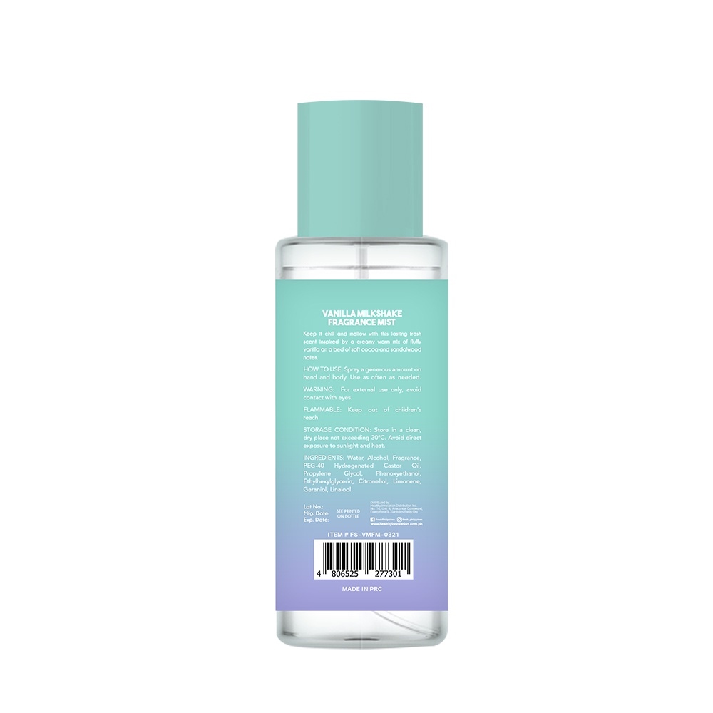 FRESH Scentlab Fragrance Mist Vanilla Milkshake 88mL | Lazada PH