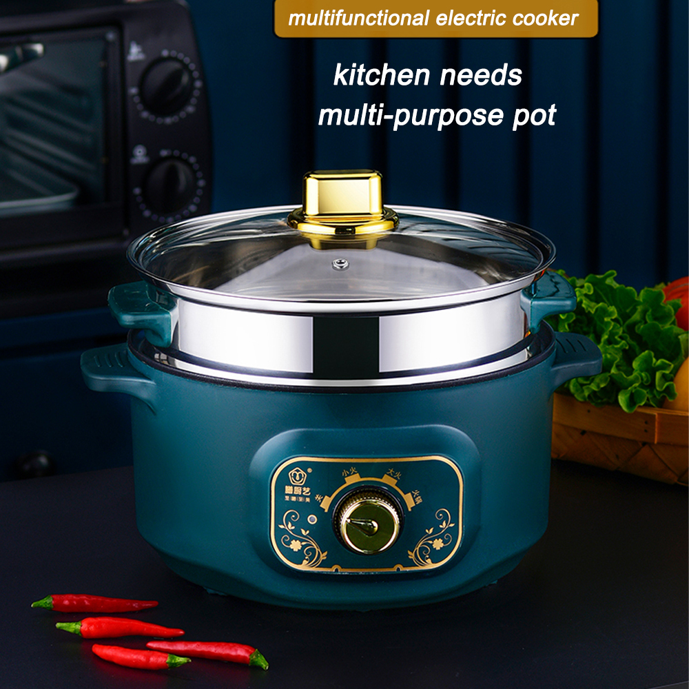 Smart rice cooker 5L large-capacity one-button quick-cooking eight-function menu 10 cooking ...