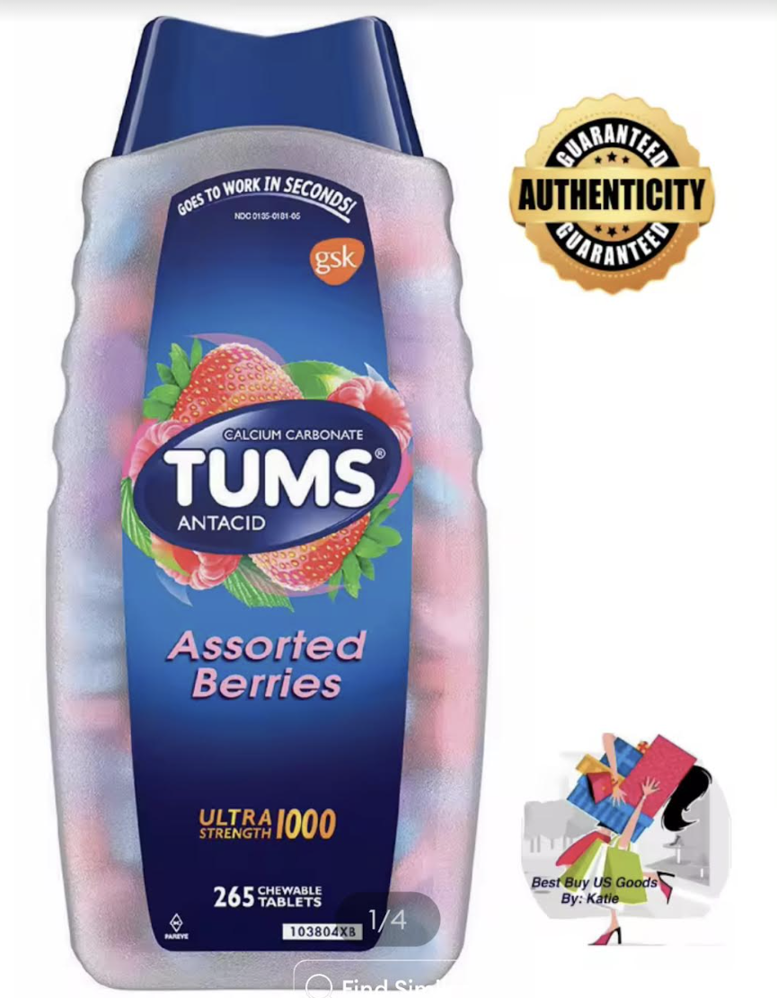 TUMS Antacid ULTRA STRENGHT 1000 Chewable Tablets | Lazada PH